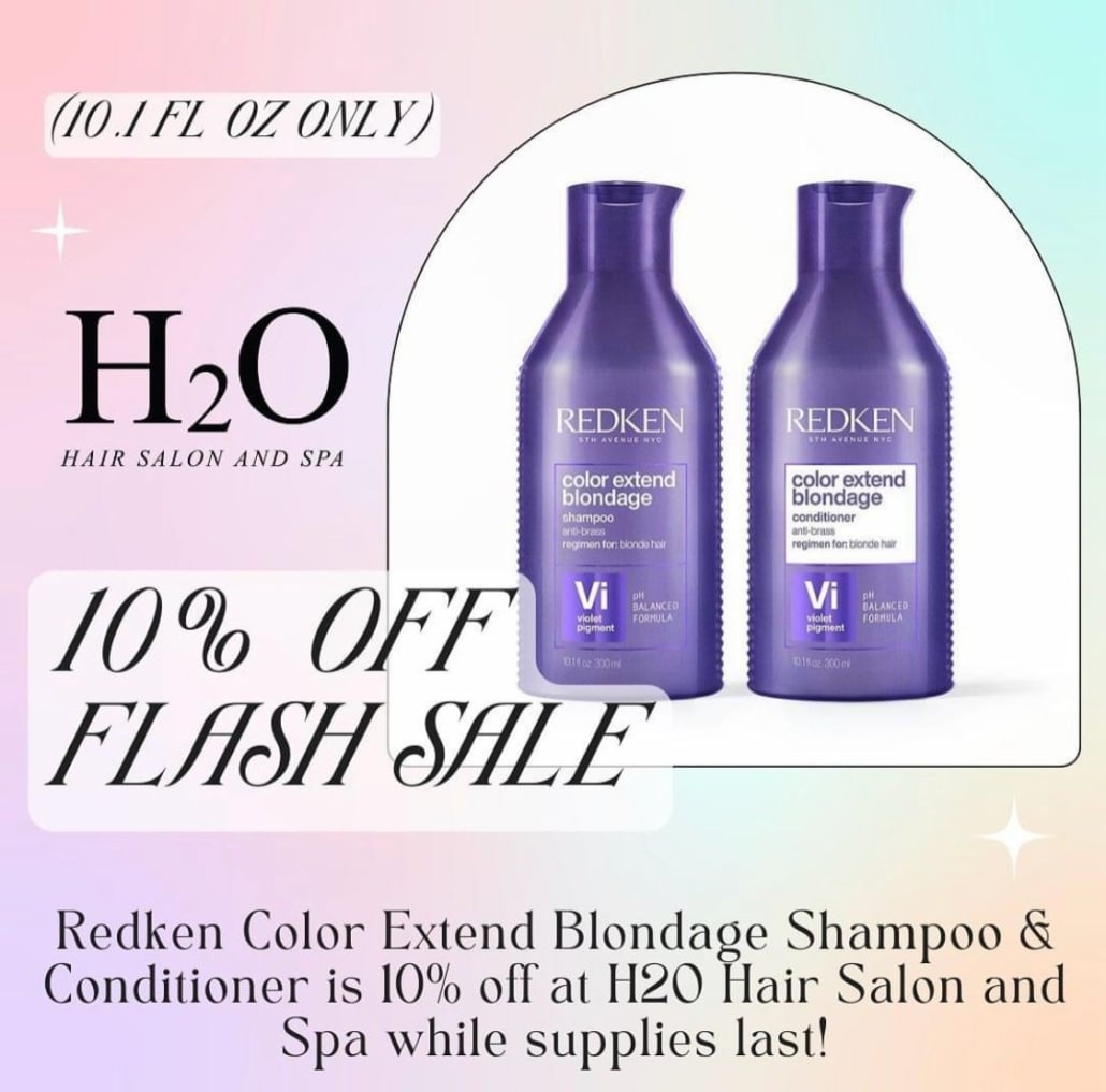 Specials - H2O Hair Salon and Spa