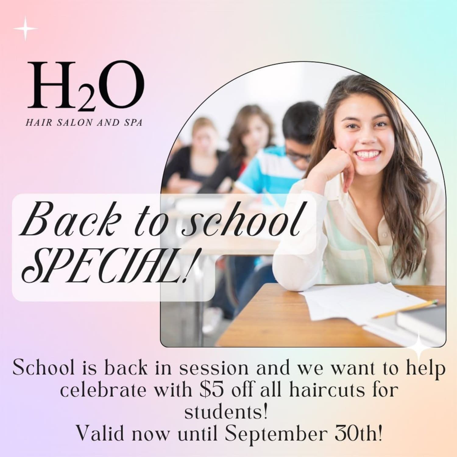Specials - H2O Hair Salon and Spa
